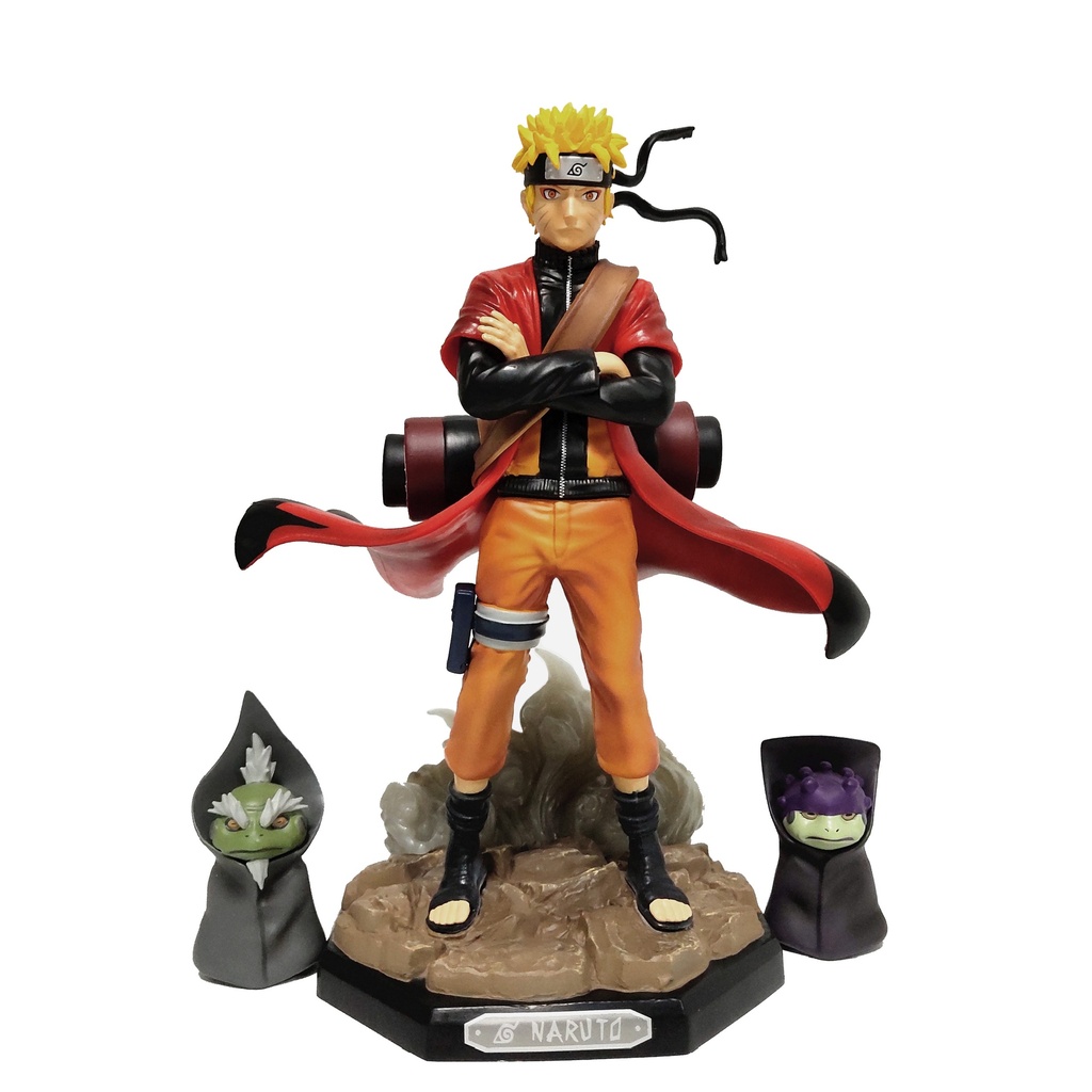 Naruto Shippuden Uzumaki Sage Mode Figurine With Frog | Rimedia